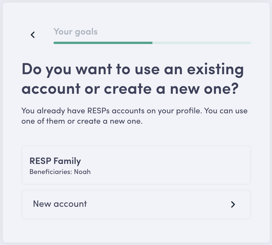 Creating an RESP Account – Manzil
