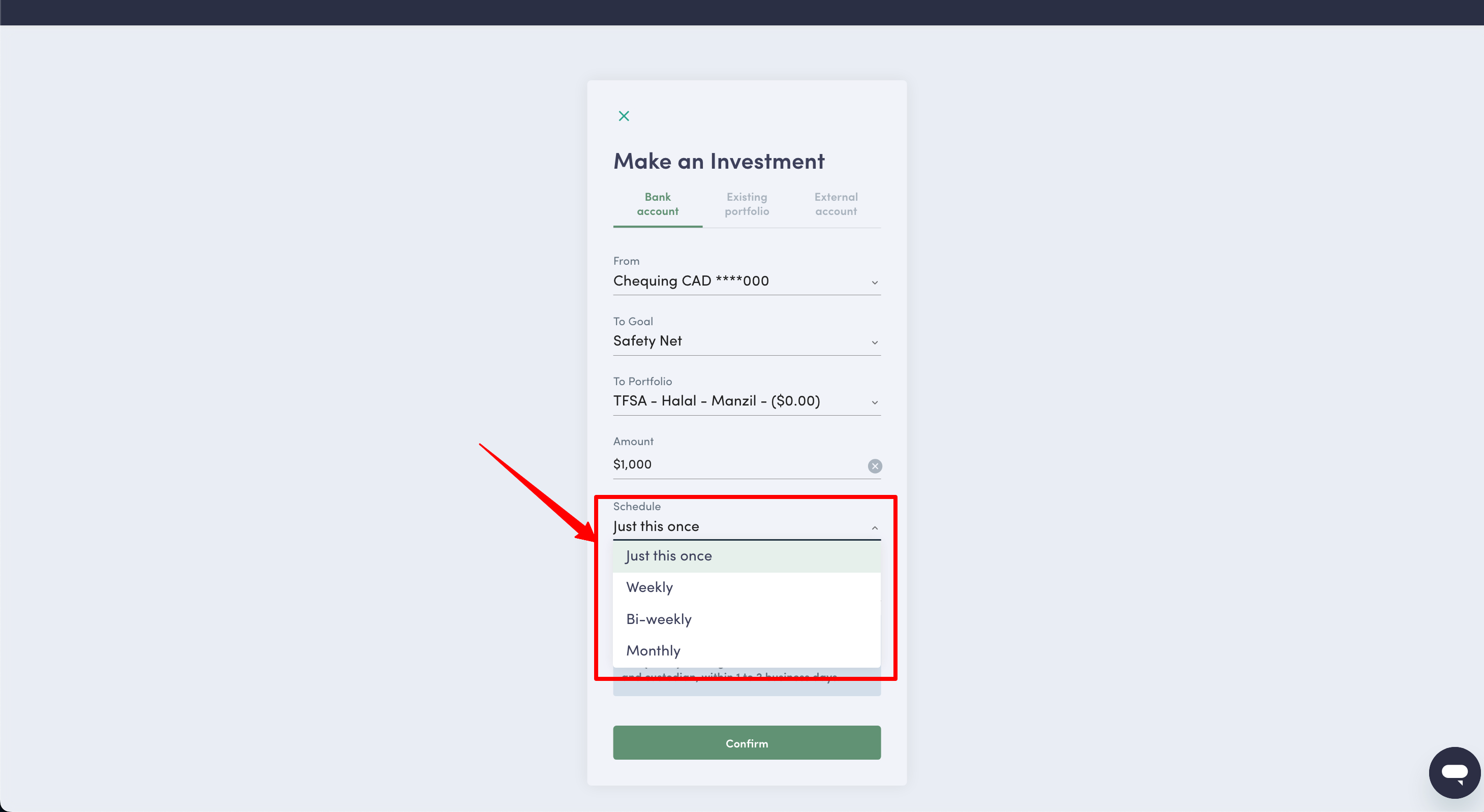 How to deposit funds: Reoccurring and One-Time deposits – Manzil