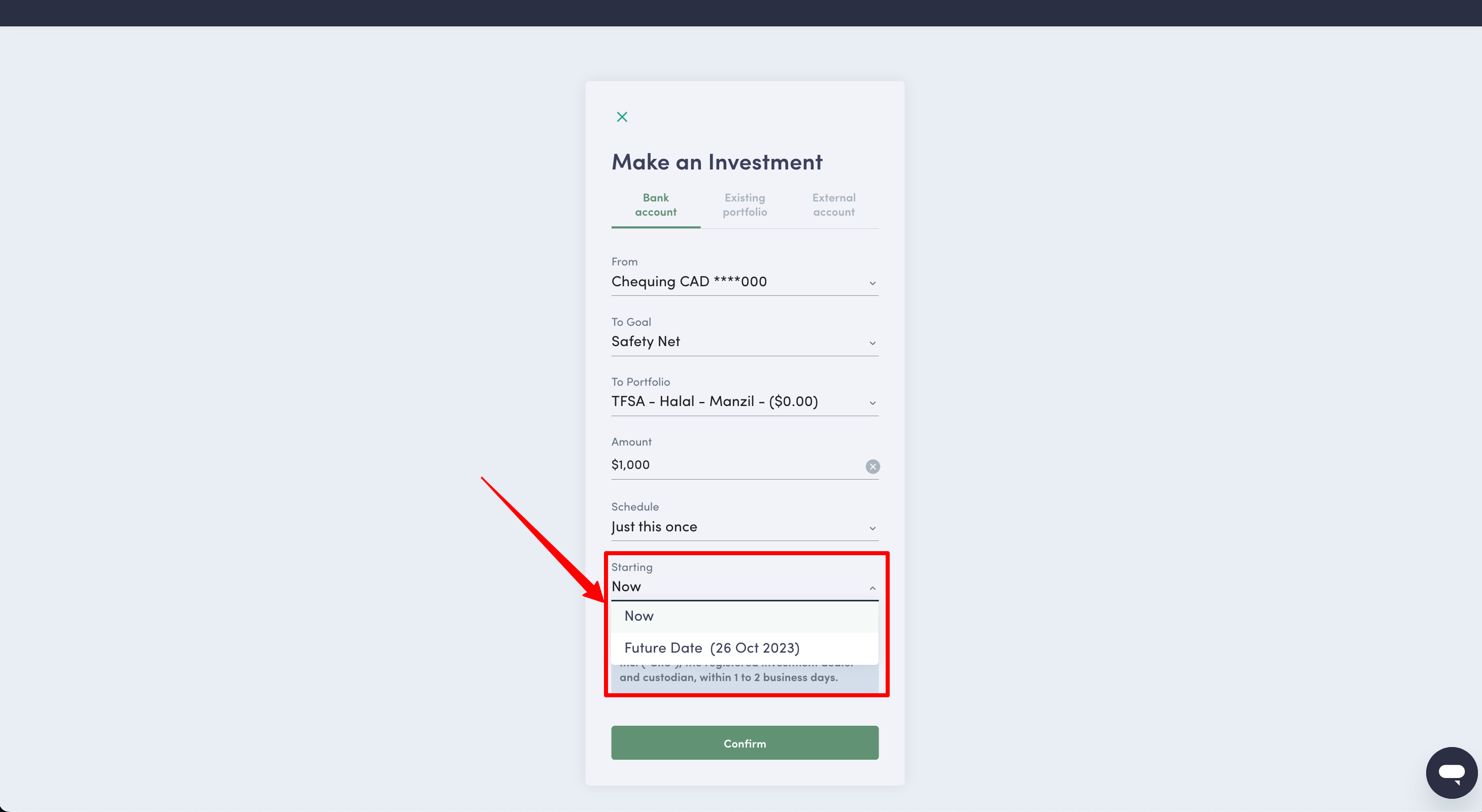 How to deposit funds: Reoccurring and One-Time deposits – Manzil